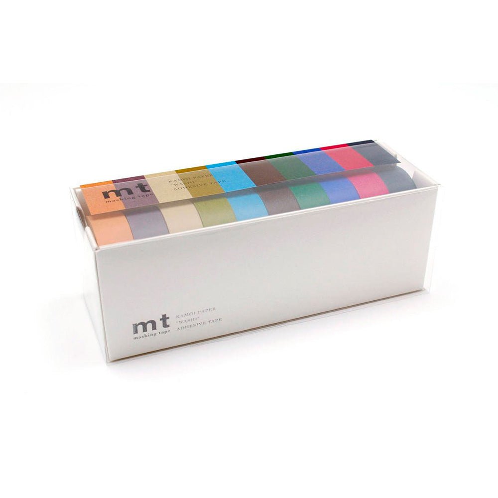 Masking Tape Gift box 10 Pieces Dark Color